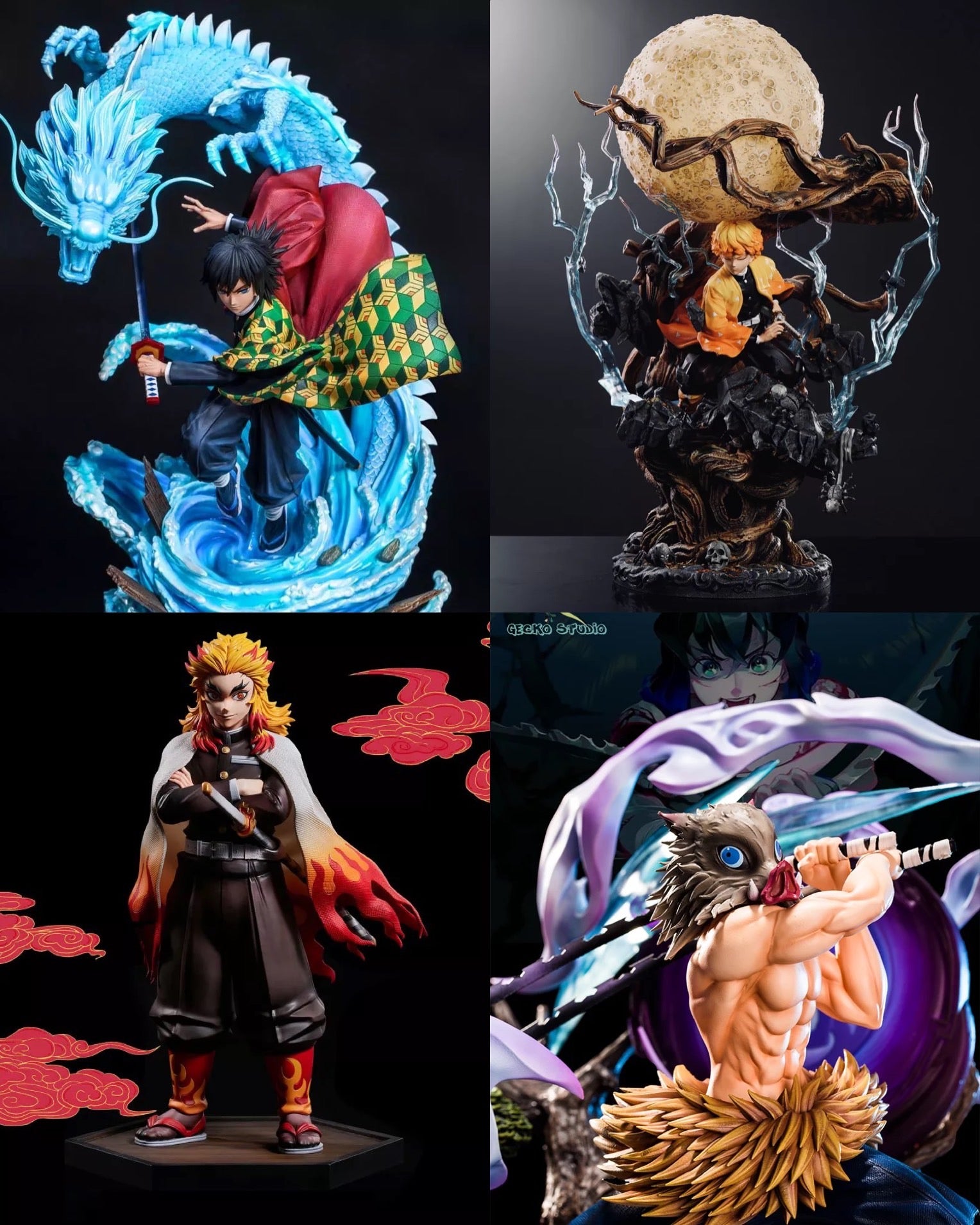 Demon Slayer Resin Statues – DaWeebStop